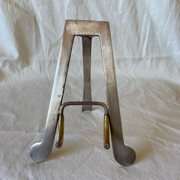 Unbranded | Accents | Vintage Stainless Steel Easel | Poshmark